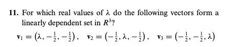 Solved 2. In each part, determine whether the vectors are | Chegg.com