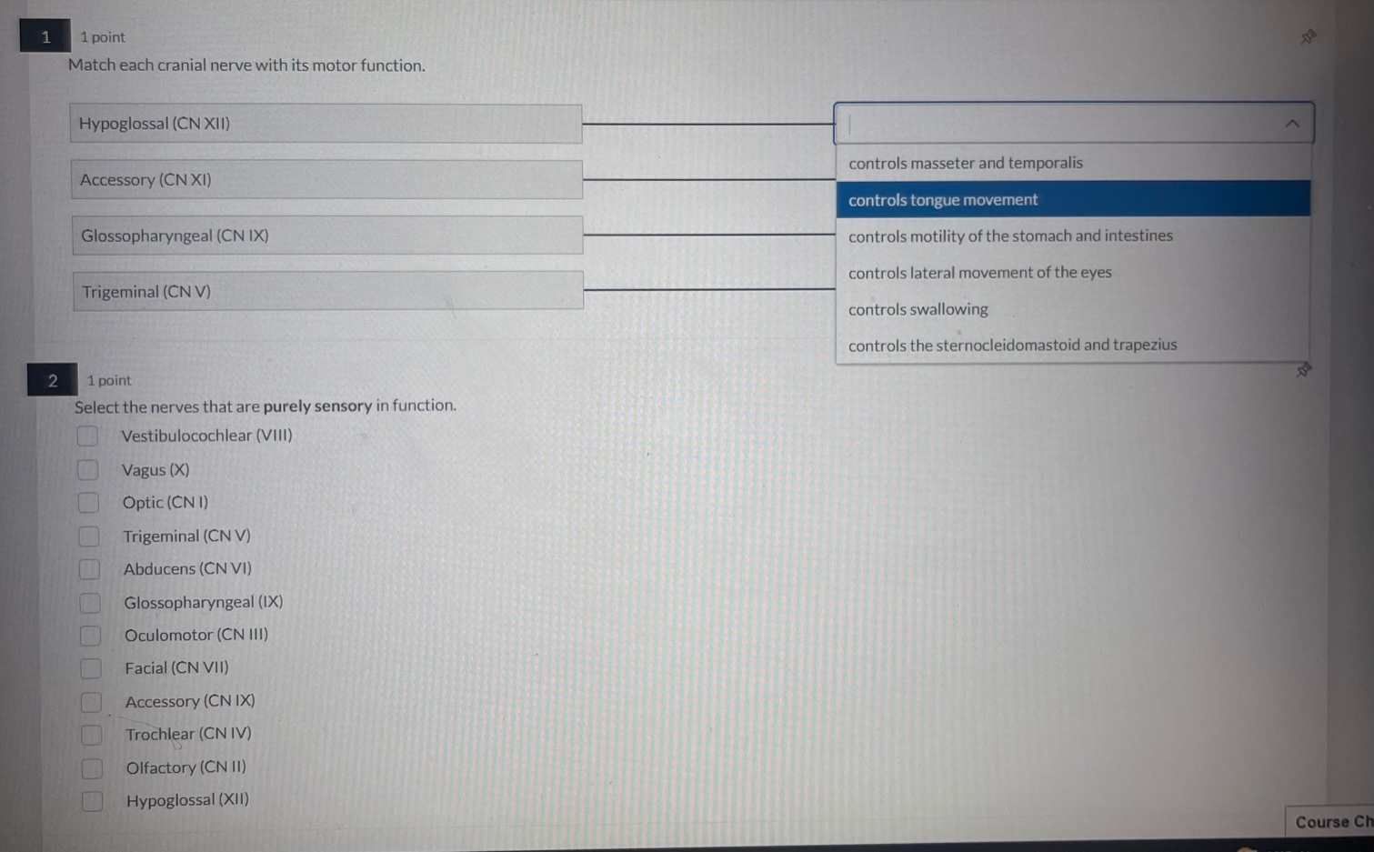 Solved Match the components of a nerve. 1 point Select all | Chegg.com