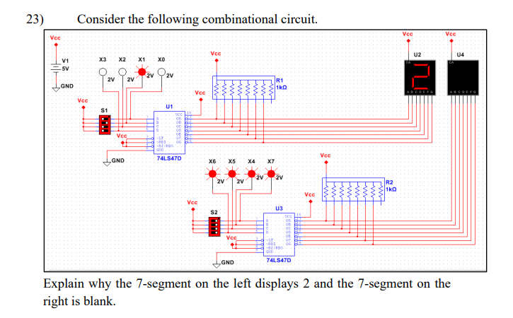 Solved 23) Consider the following combinational circuit. | | Chegg.com