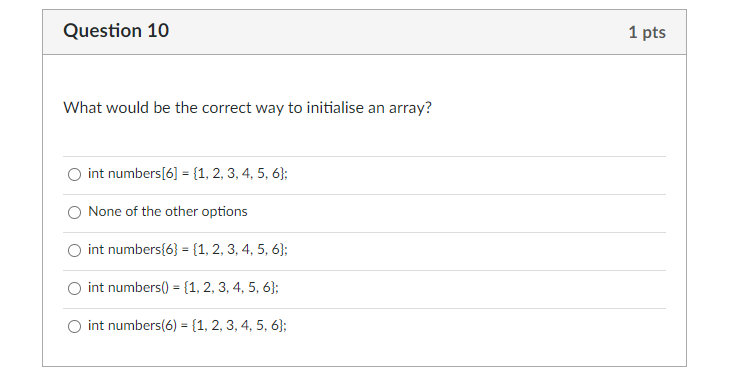 Solved Question 9 1 pts Consider the following input in a | Chegg.com