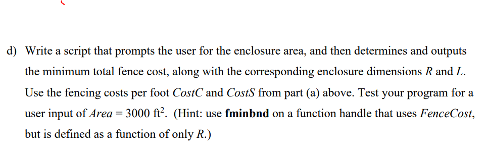 Solved D Write A Script That Prompts The User For The 7656