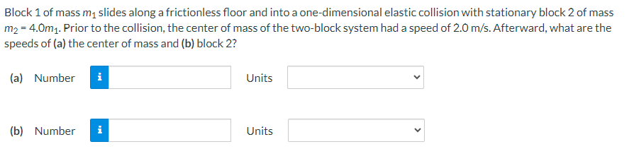 Solved Block 1 ﻿of mass m1 ﻿slides along a frictionless | Chegg.com