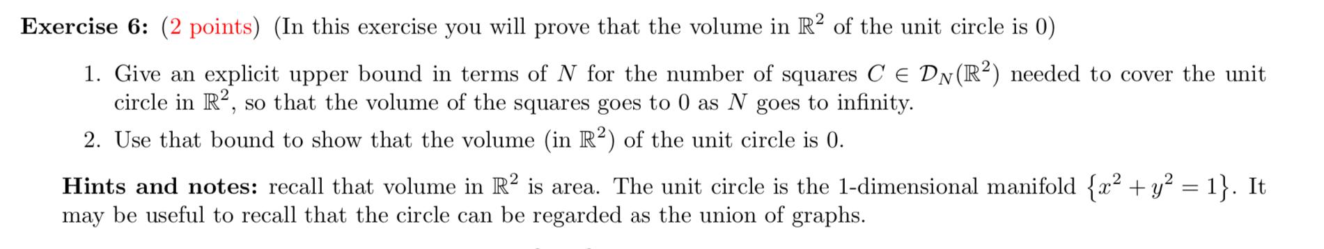 Exercise 6: (2 points) (In this exercise you will | Chegg.com