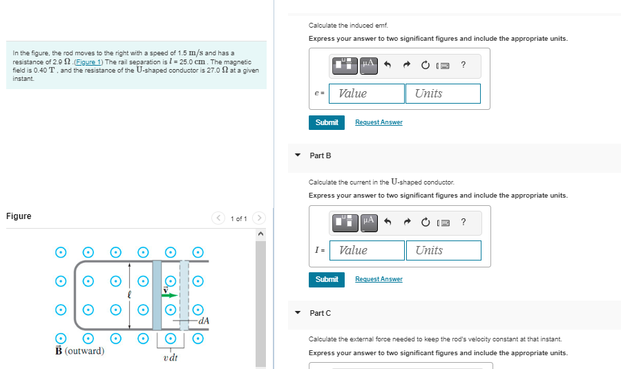 Solved Calculate the induced emf. Express your answer to two | Chegg.com
