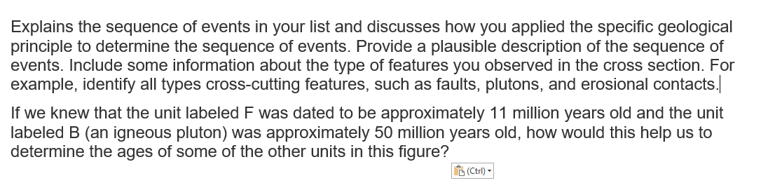 Solved Explains the sequence of events in your list and | Chegg.com