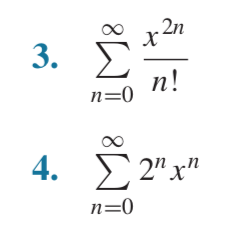 Solved X - 2n 3. n! 18 18 n! n=0 4. SC 2”” n=0 | Chegg.com