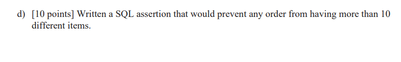 Solved Consider the following ORDER-PROCESSING database | Chegg.com