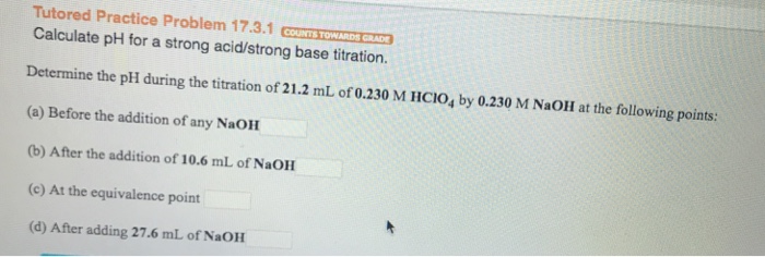 Solved Tutored Practice Problem 17.3.1 OWARDS CRAD Calculate | Chegg.com