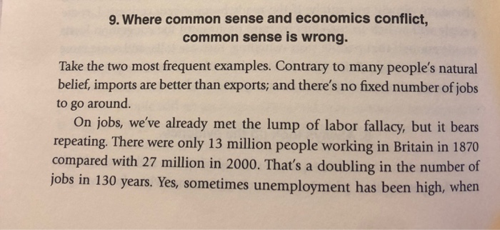 No Common Sense Examples