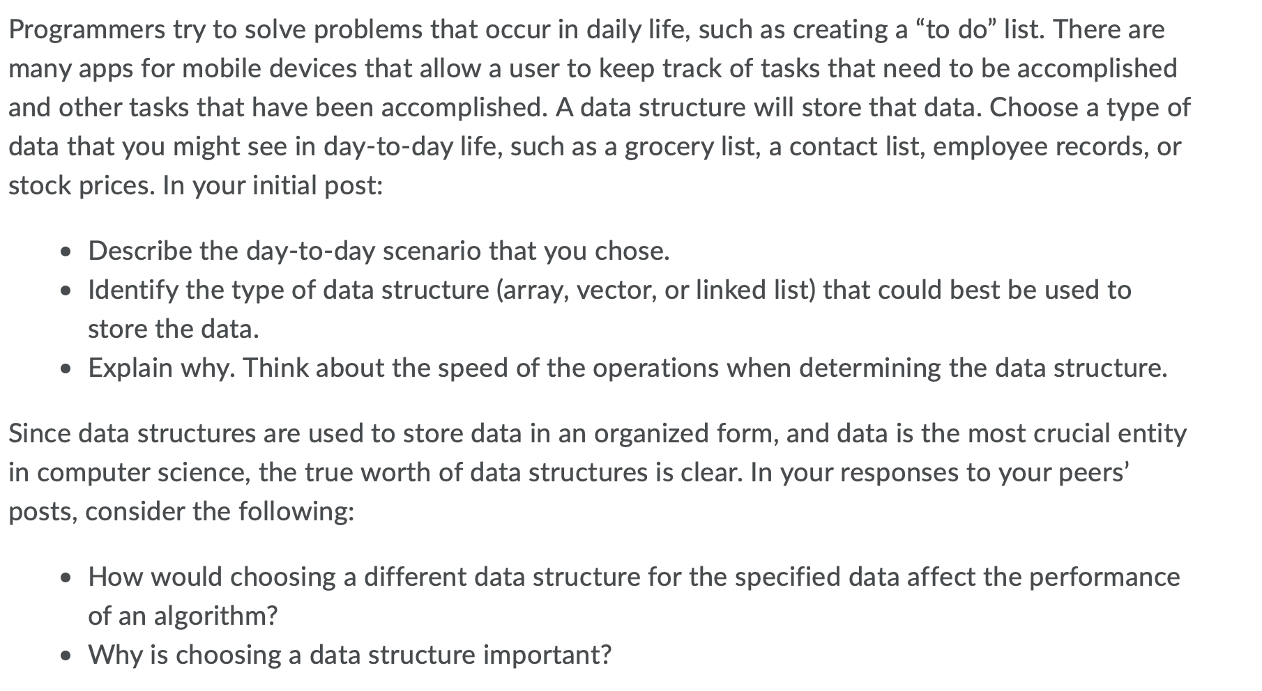 Solved Programmers try to solve problems that occur in daily | Chegg.com