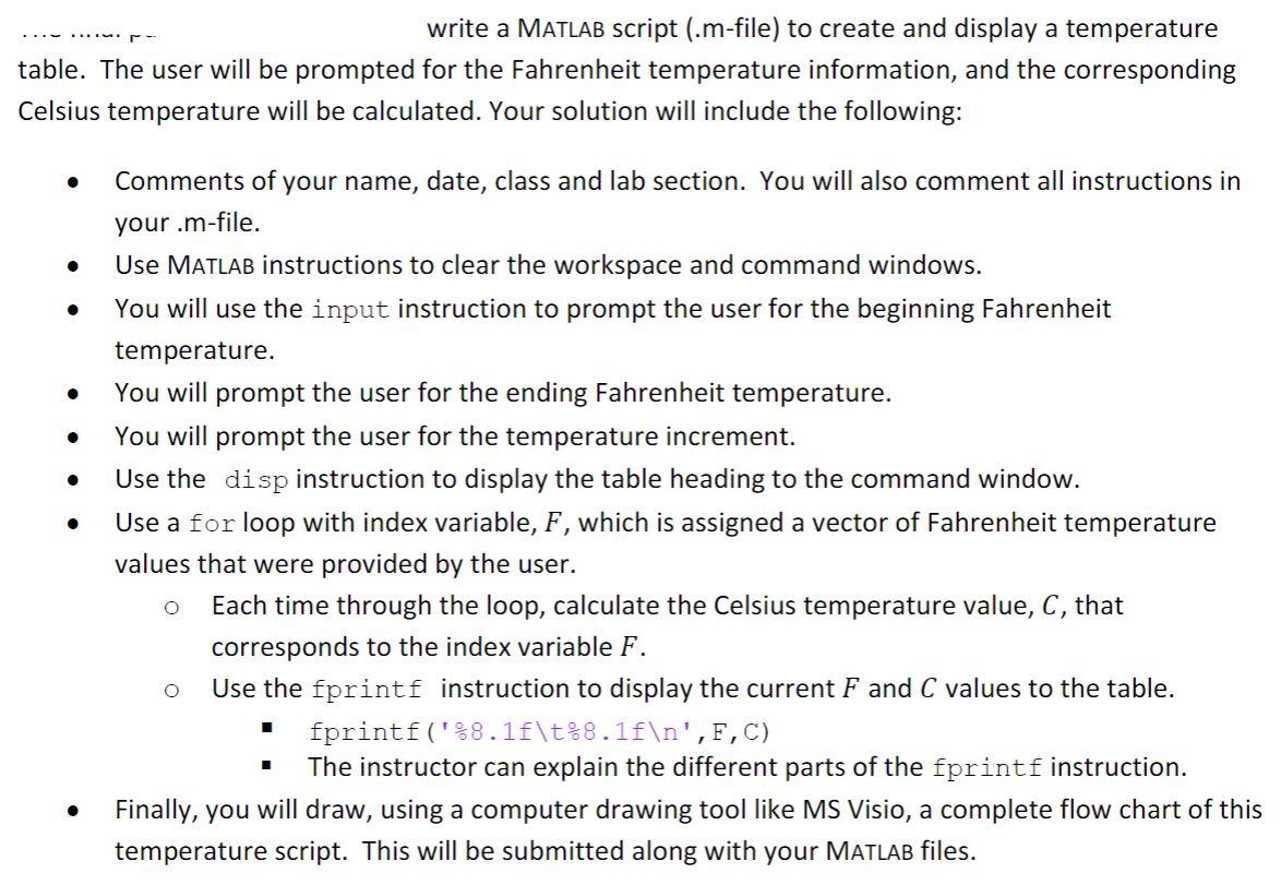 Solved write a MATLAB script (.m-file) to create and display | Chegg.com