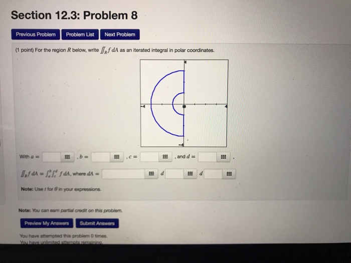 Solved Section 12.3: Problem 1 Previous Problem Problem List | Chegg.com