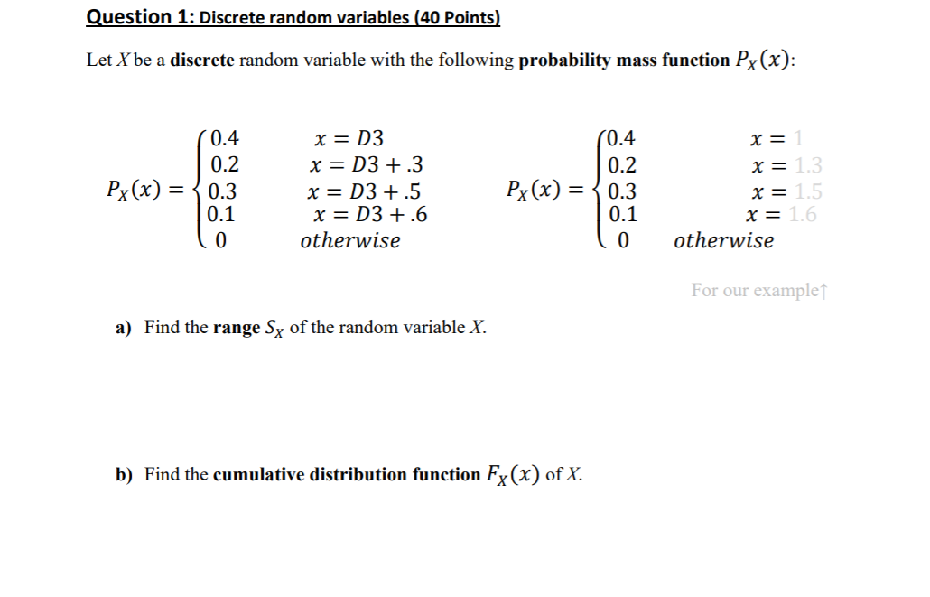 Solved this table we use to solve the 3 questions D1 D2 D3 | Chegg.com