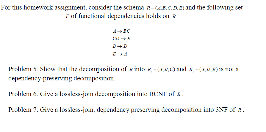 Solved For this homework assignment, consider the schema | Chegg.com