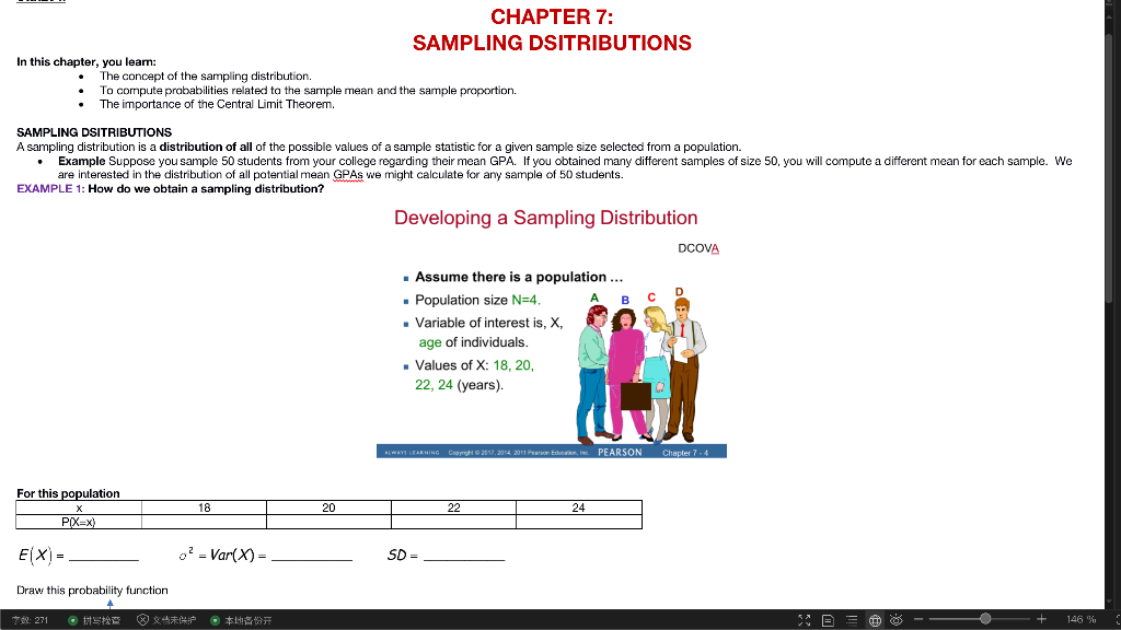 Solved CHAPTER 7: SAMPLING DSITRIBUTIONS In this chapter, | Chegg.com