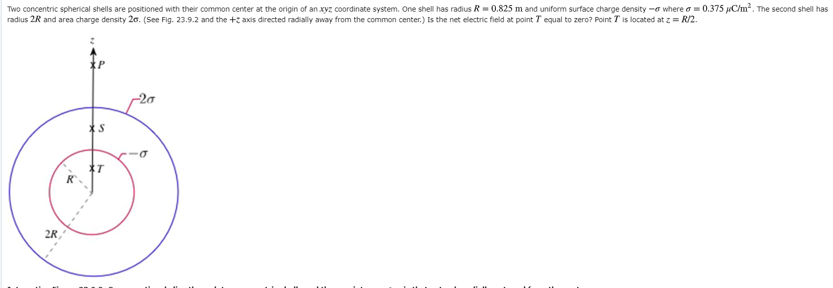 Solved Two concentric spherical shells are positioned with | Chegg.com