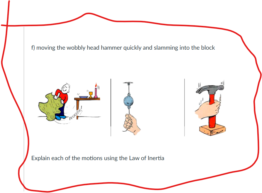 Solved For the 3 ﻿objects shown, what motion results from | Chegg.com