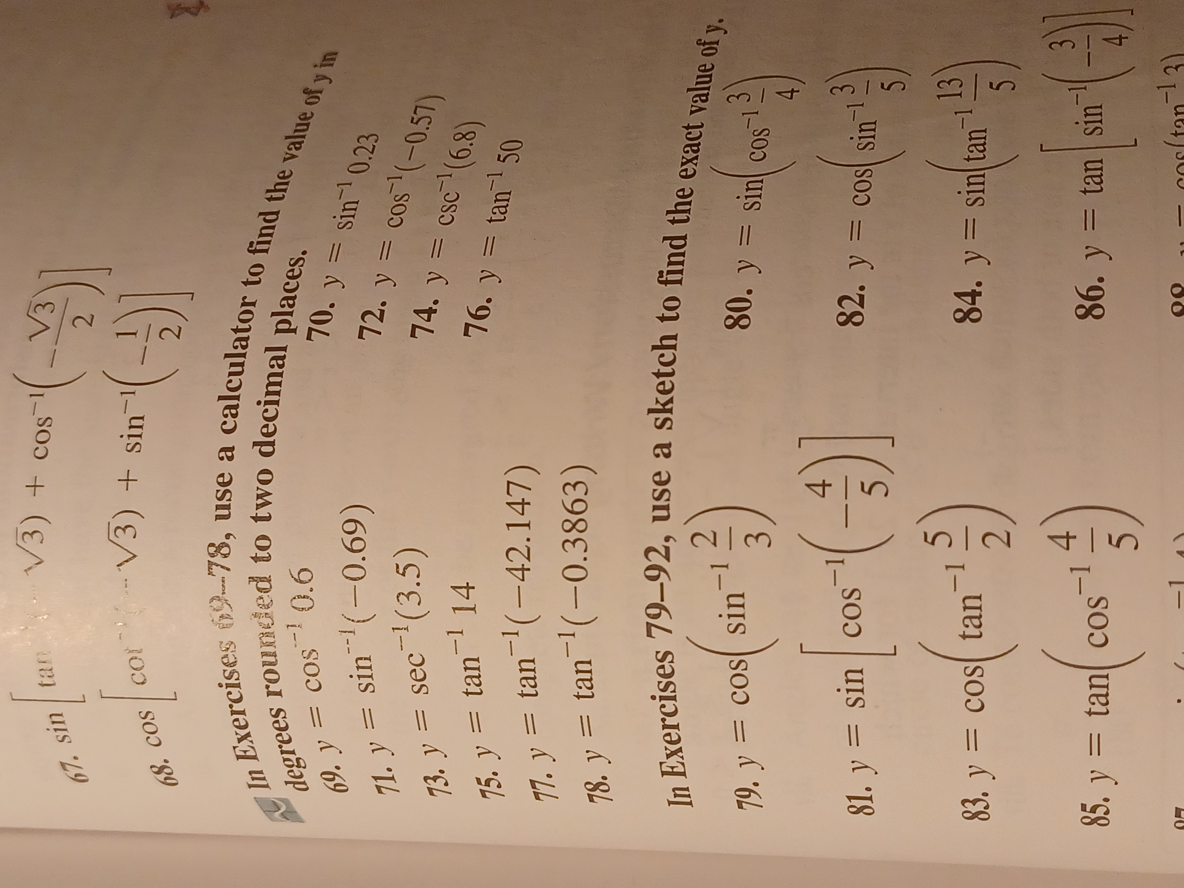 Solved Solve 69 ﻿and 72. | Chegg.com
