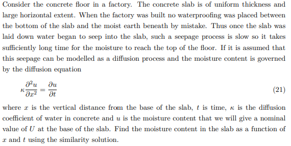 Solved Consider the concrete floor in a factory. The | Chegg.com