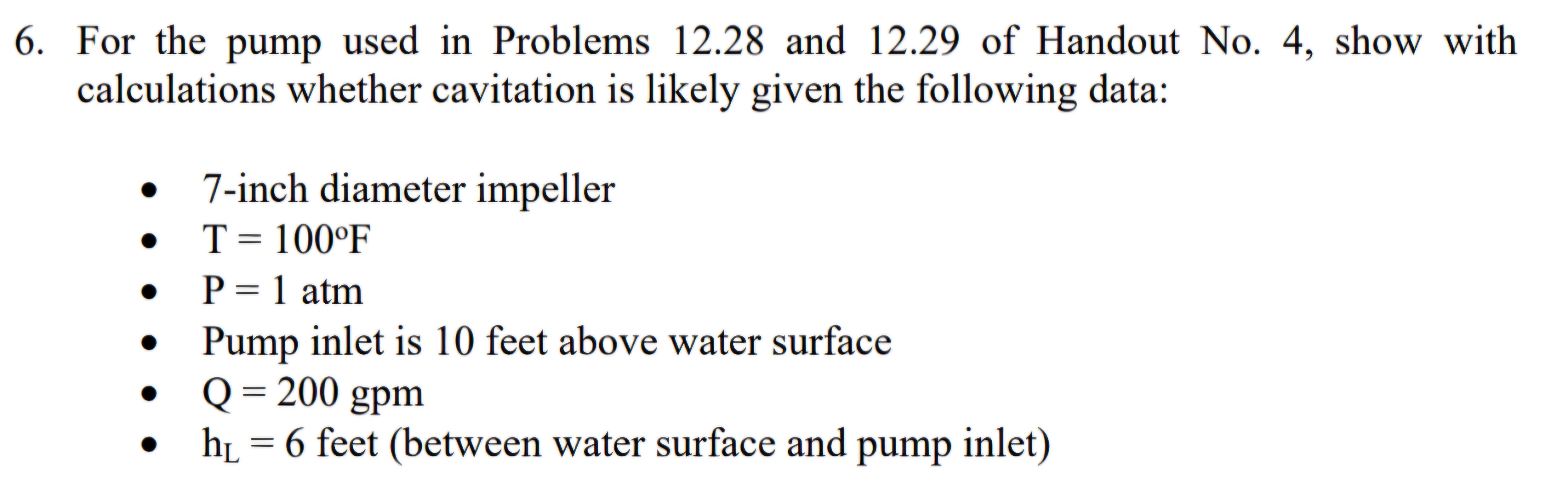Solved For the pump used in ﻿Problems 12.28 ﻿and 12.29 of | Chegg.com