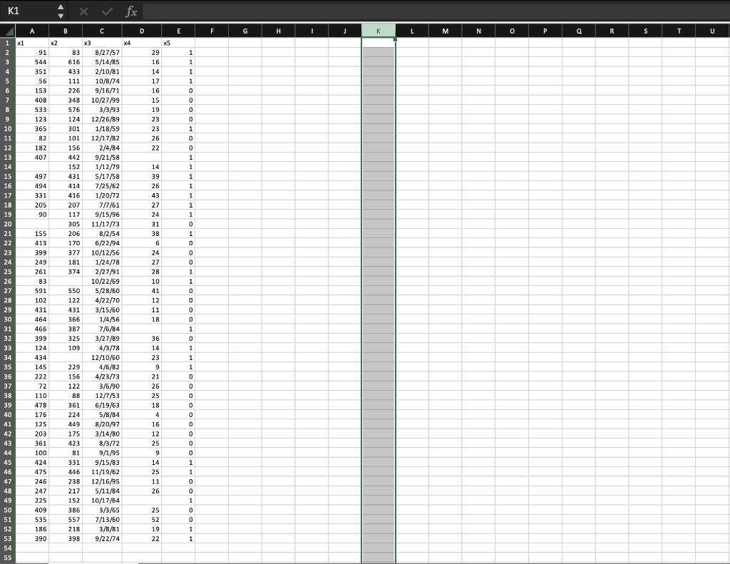 Solved a. How many missing values are there for each | Chegg.com