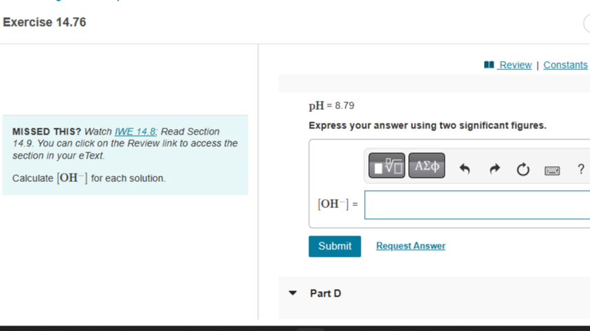 Solved M08 Assignment Chapter 14 xxercise 14.76 Review | | Chegg.com