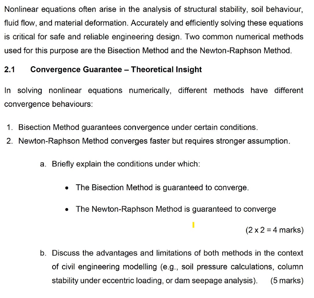 Solved Nonlinear equations often arise in the analysis of | Chegg.com