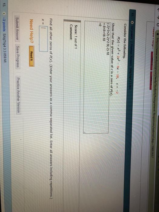 Solved nment submit?dep-1 Consider the following. Pfx) = x3 | Chegg.com