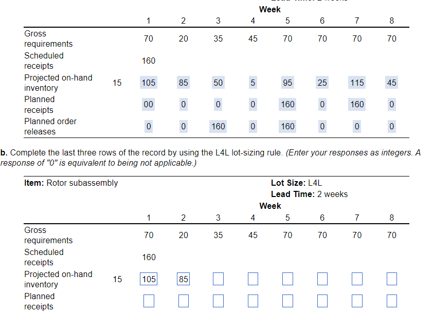 Solved Complete the last three rows of the record by using | Chegg.com
