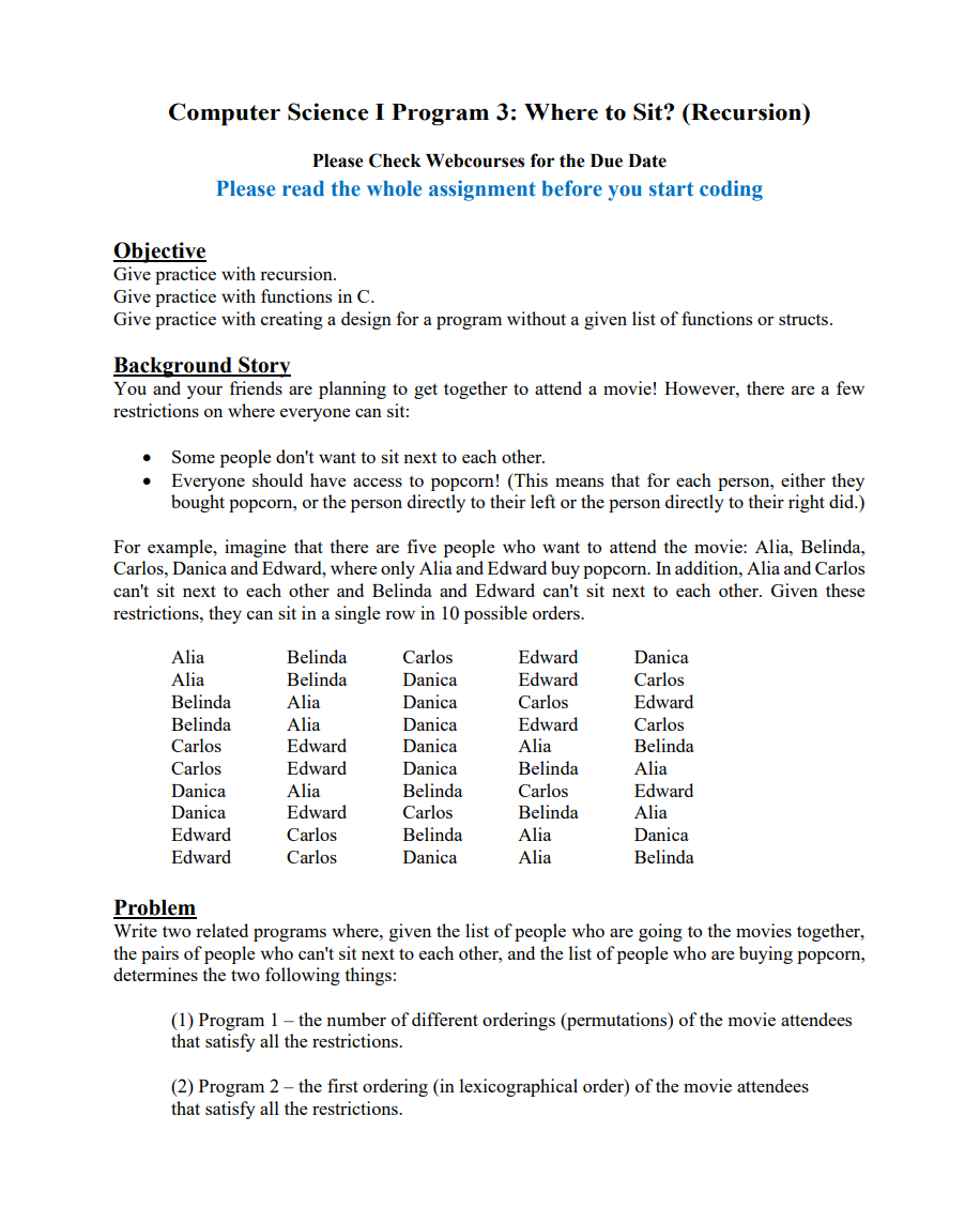 Solved Implementation Requirements/Run Time Requirements 1. | Chegg.com