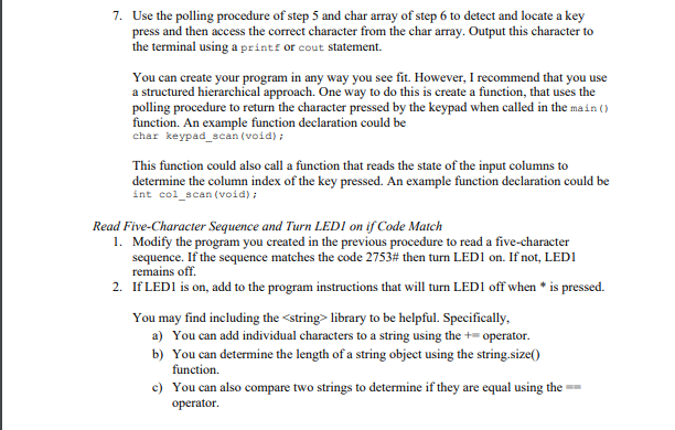 Solved Laboratory Procedure: For this lab, you will create a | Chegg.com