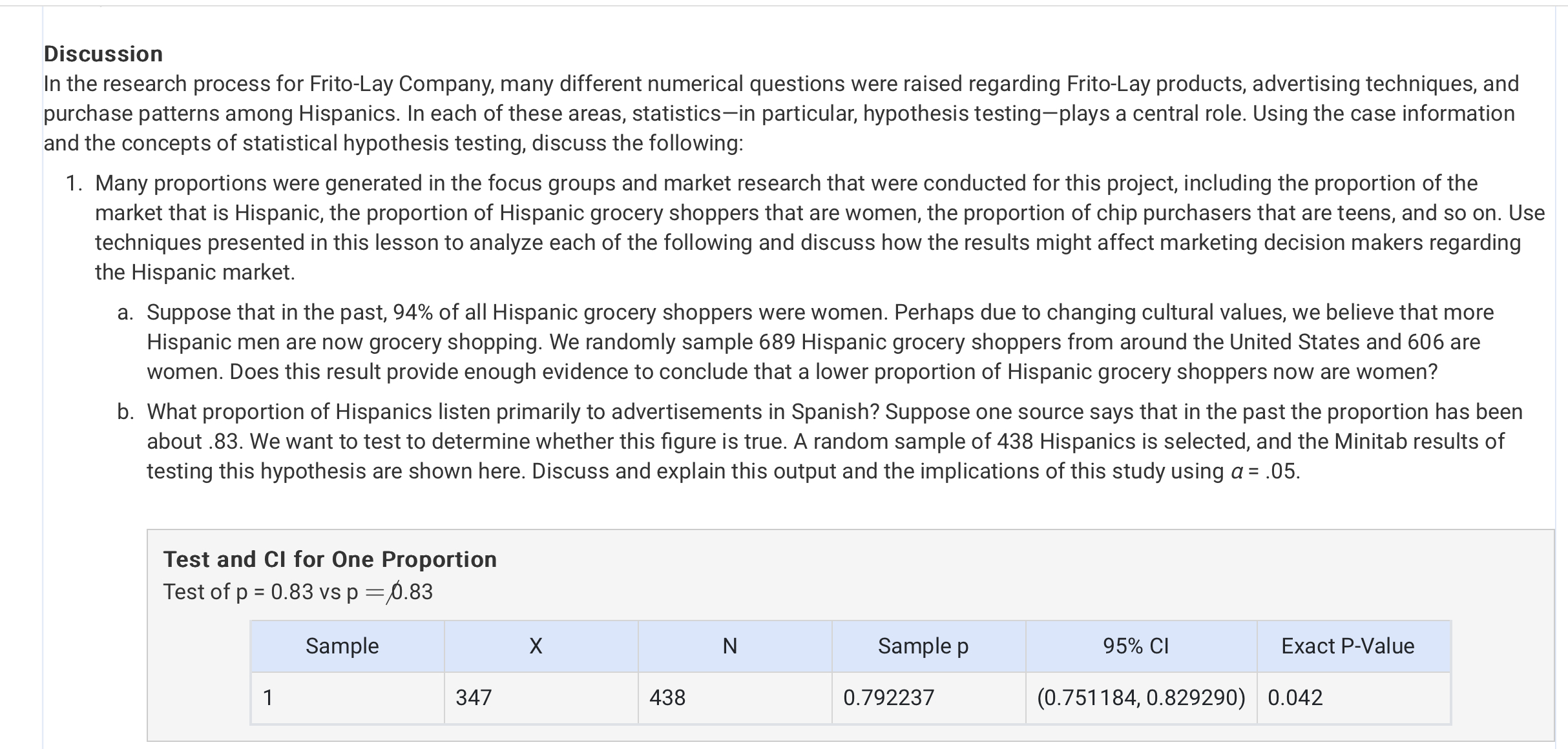 Solved Complete just the following:Interpret the data in | Chegg.com