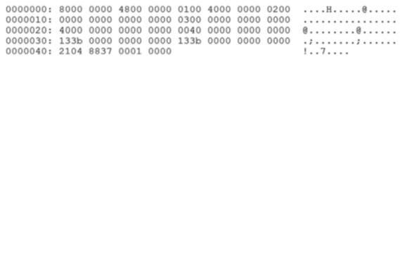 Solved Suppose the following is a hex dump of a $DATA | Chegg.com