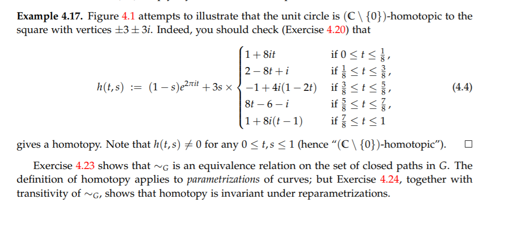 Solved Show that (4.4) gives a homotopy between the unit | Chegg.com