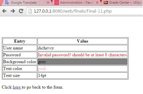 I need help with this PHP:Write a PHP script for | Chegg.com