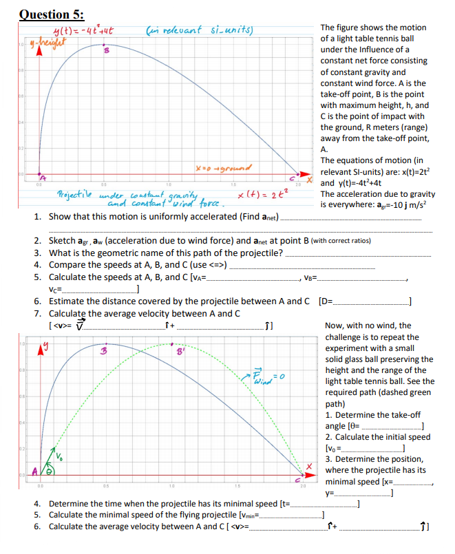 Solved Question 5: t)= -4 4ut og height (en relevant | Chegg.com