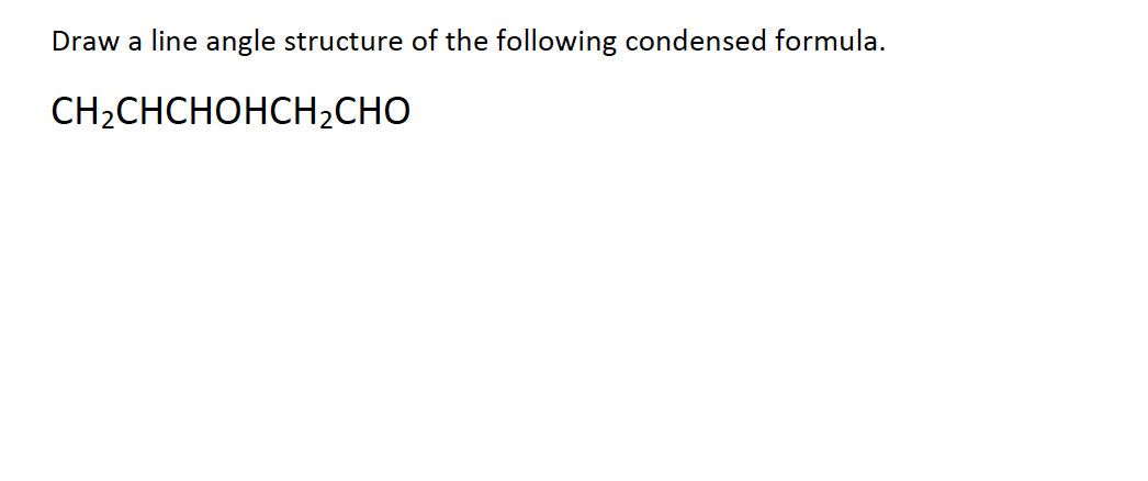 Solved Draw a line angle structure of the following | Chegg.com