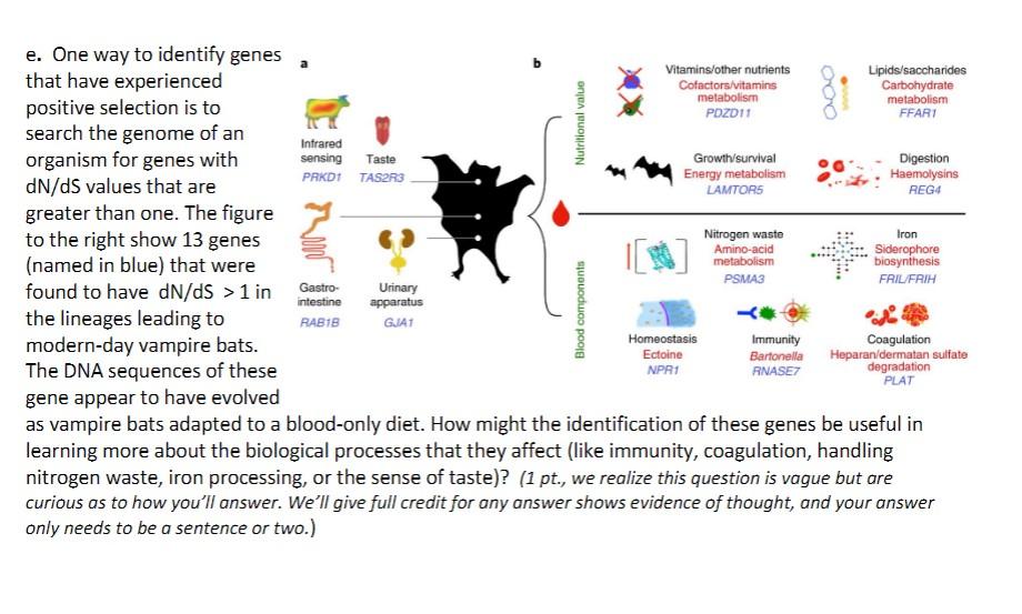 Solved e. One way to identify ge that have experienced | Chegg.com