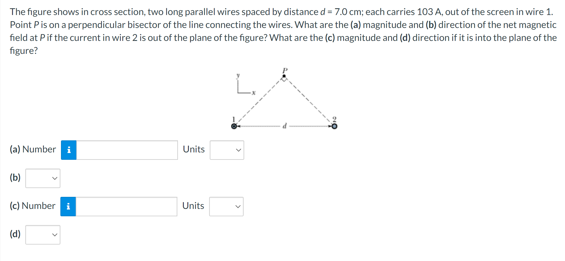 Solved The figure shows in cross section, two long parallel | Chegg.com
