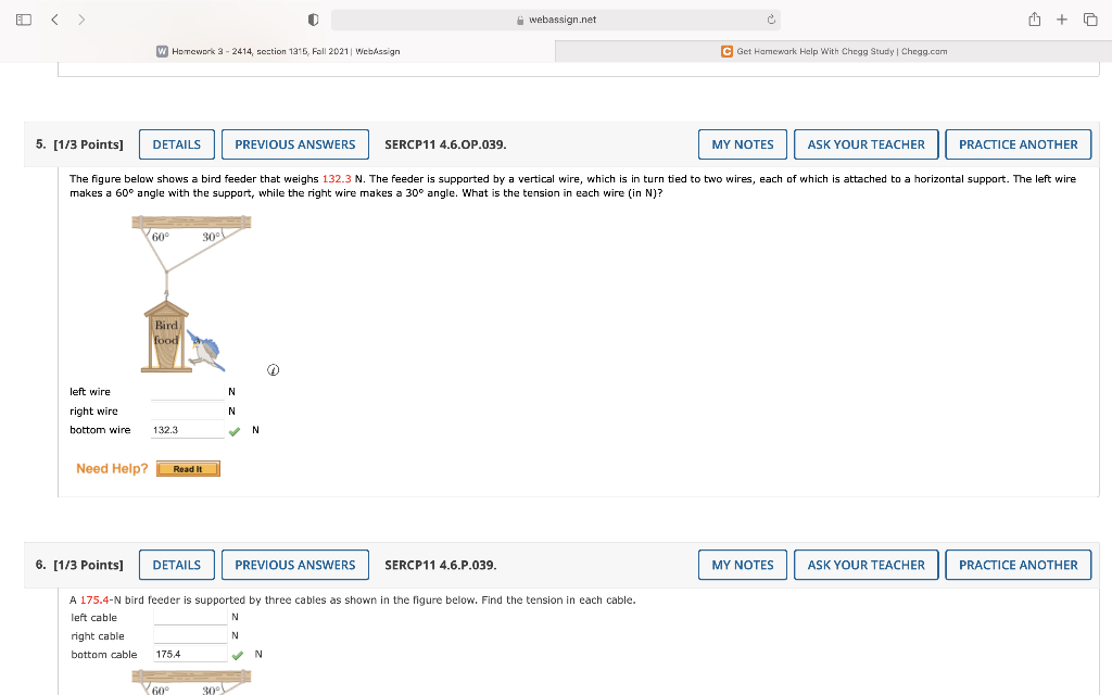 Solved ED webassign.net ☺ + 0 W Homework 3 - 2414, | Chegg.com