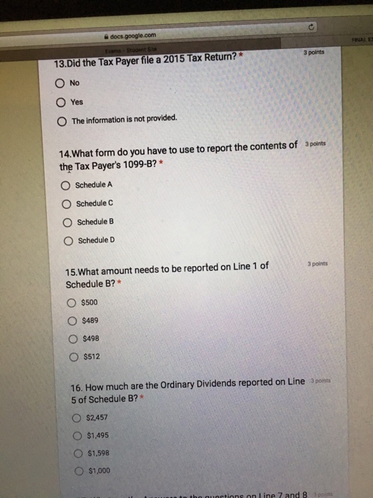Solved PROBLEM 1 Gary M. Barone (SSN 032-54-8896, born | Chegg.com