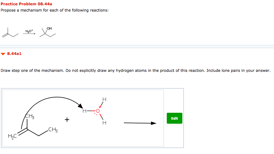 Solved Practice Problem 08.44a Propose a mechanism for each | Chegg.com