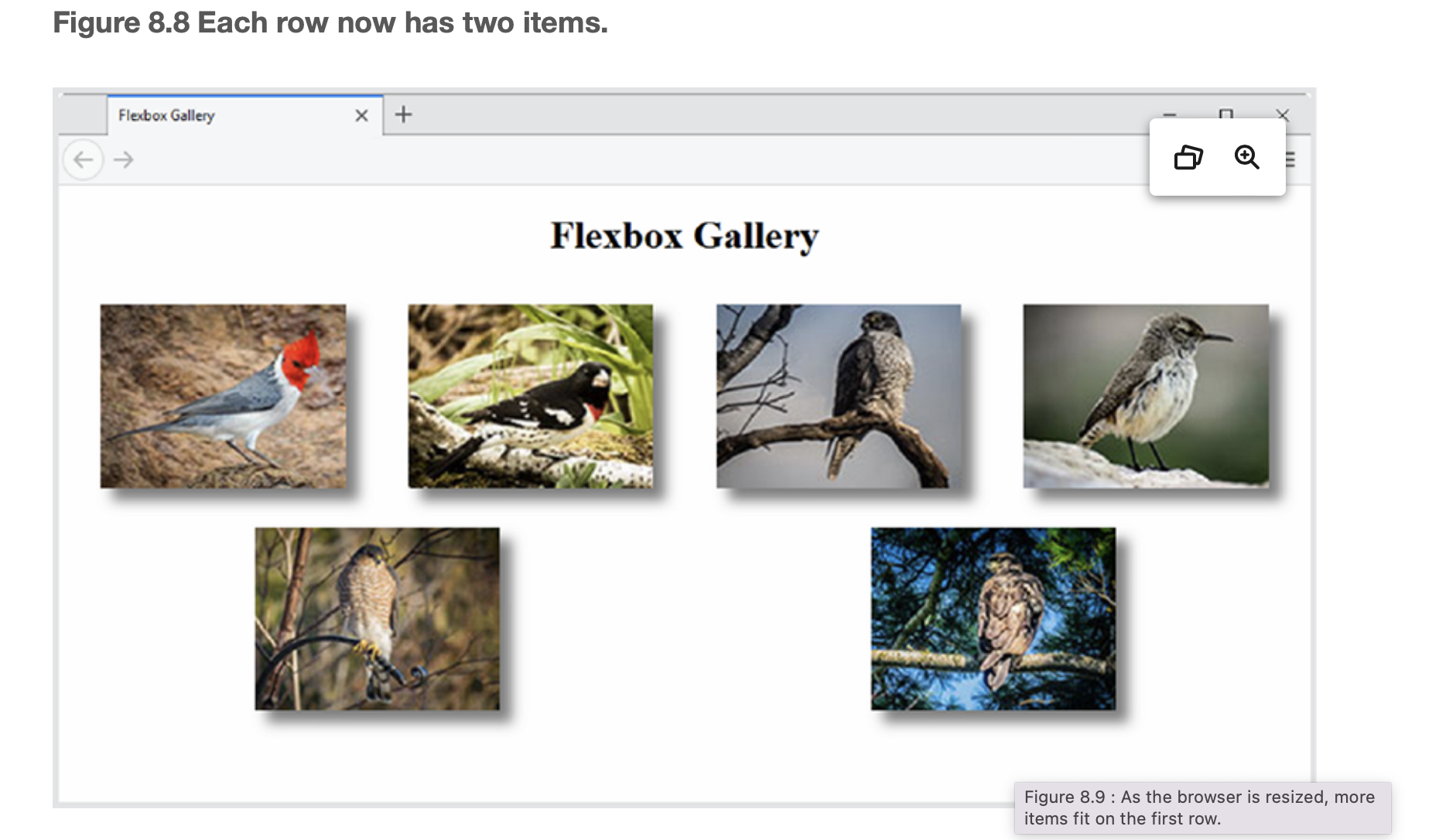 You'll configure an image gallery with flexbox | Chegg.com