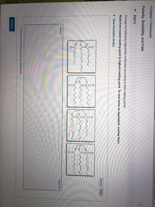 Solved Polarity, Solubility, and Fats Part C est | Chegg.com Solved Polarity, Solubility, and Fats Part C est | Chegg.com
