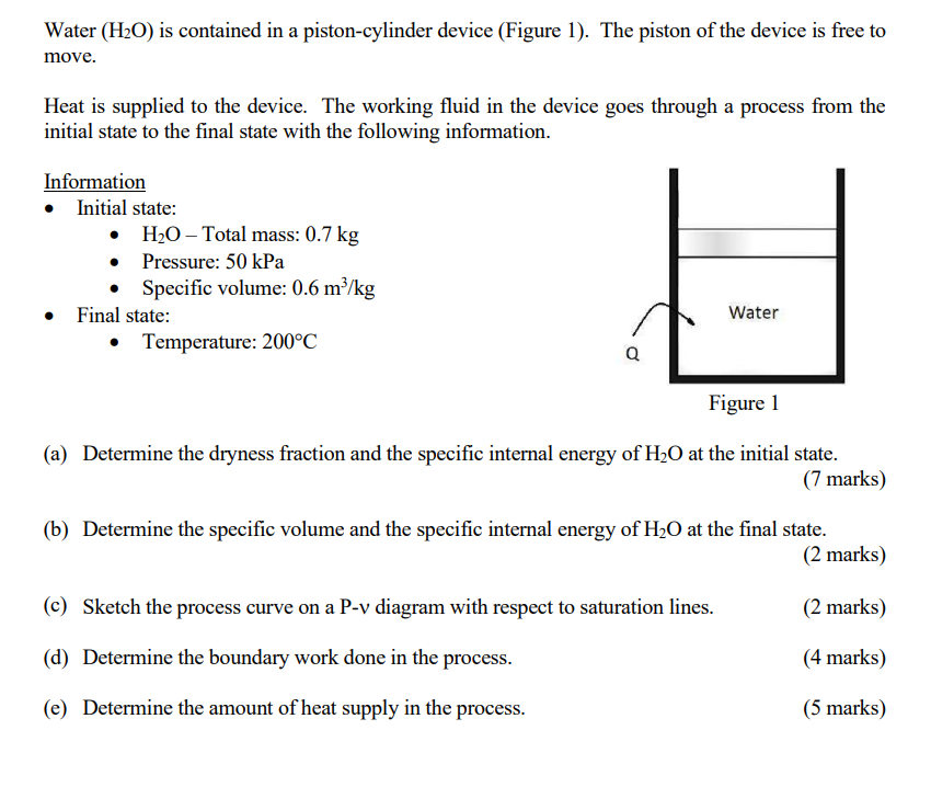 Solved Water \( \left(\mathrm{H}_{2} \mathrm{O}\right) \) | Chegg.com