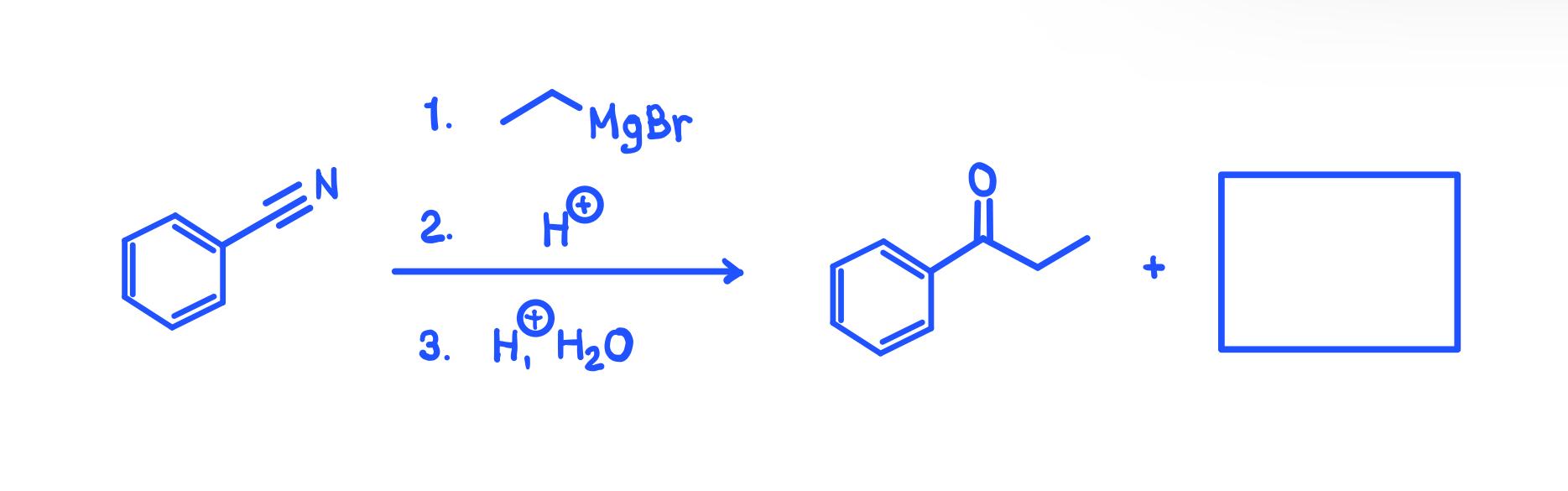 Solved 1. MgBr EN 2. + 3. H, H2O | Chegg.com