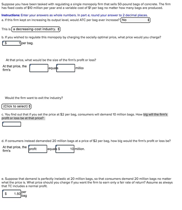 Solved Suppose you have been tasked with regulating a single | Chegg.com Solved Suppose you have been tasked with regulating a single | Chegg.com