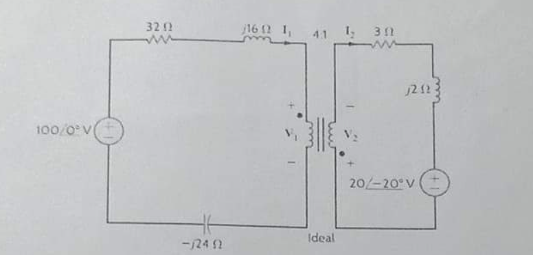 Solved Question 2 (3pt): a) Determine I1, I2, V1, V2 in the | Chegg.com