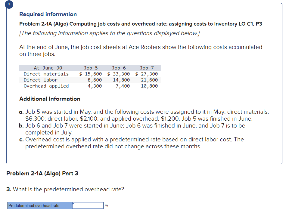 Solved Required information Problem 2-1A (Algo) Computing | Chegg.com