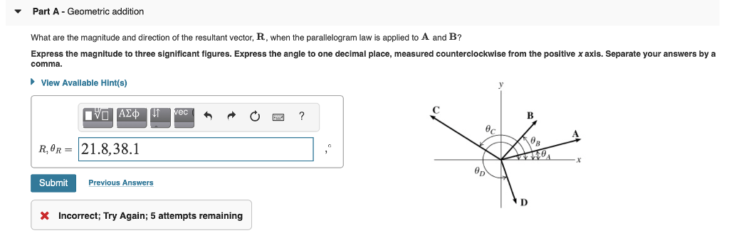Solved Part A-Geometric addition Learning Goal To use | Chegg.com